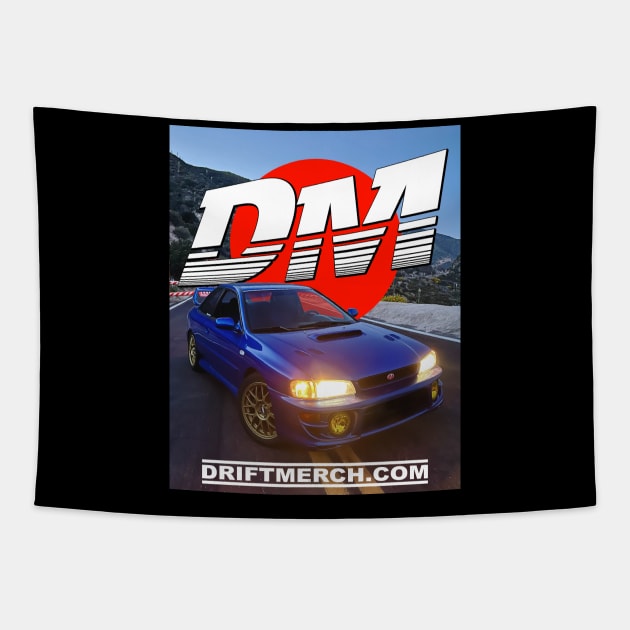 Blue JDM Rally Car with Gold Wheels on a Touge Mountain Pass - Jdm Car ...