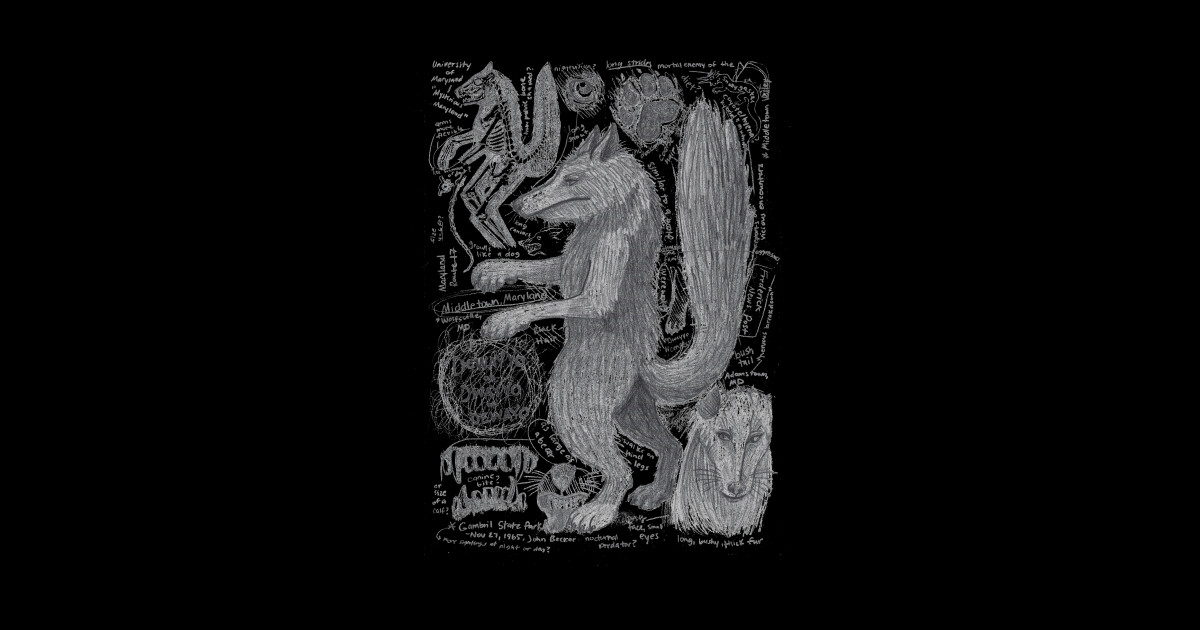 Dewayo/Dwayyo - Maryland Wolfman - Werewolf - Sticker | TeePublic