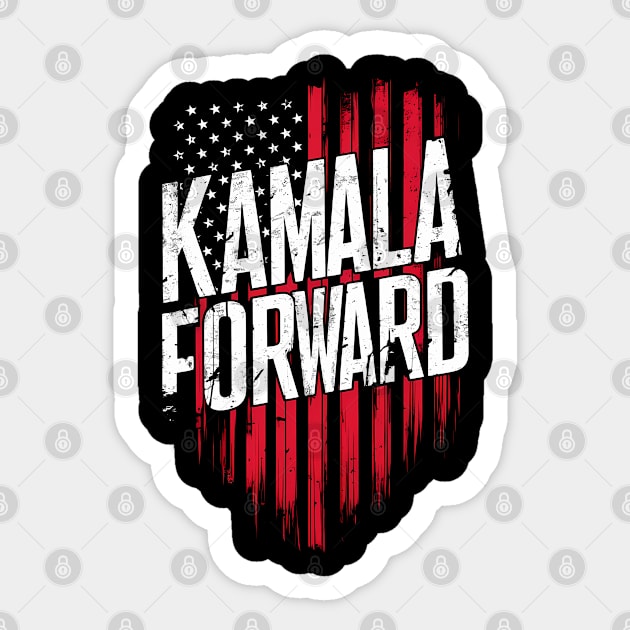 Kamala Harris Forward - Kamala Harris Forward 2024 - Sticker | TeePublic