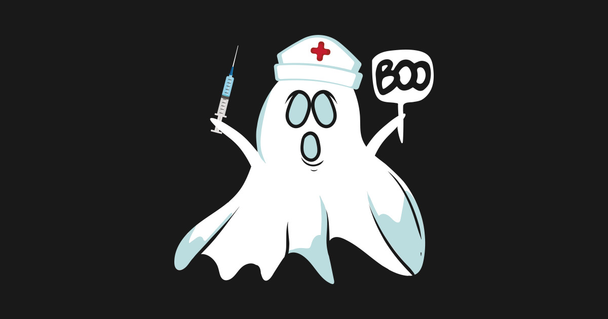 Funny Nurse Ghost Halloween Nurse Ghost Halloween T Shirt Teepublic
