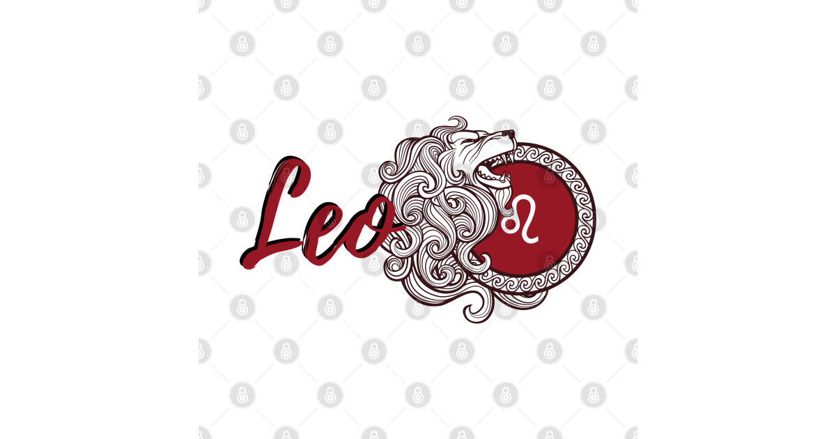 Leo Zodiac Design - Leo Zodiac Sign - Sticker | TeePublic