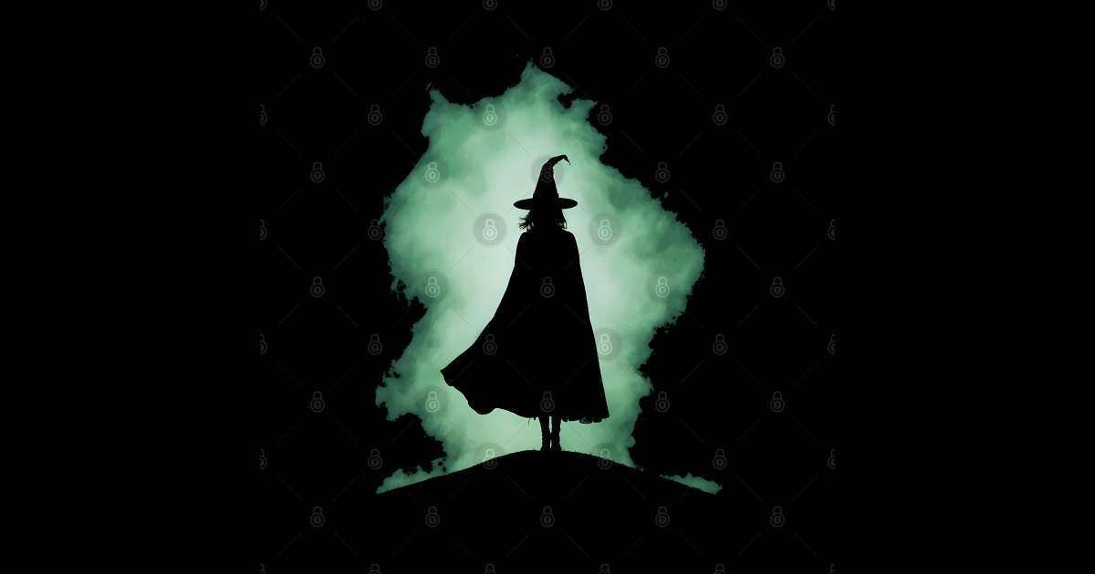 Elphaba silhouette - Wicked - Sticker | TeePublic