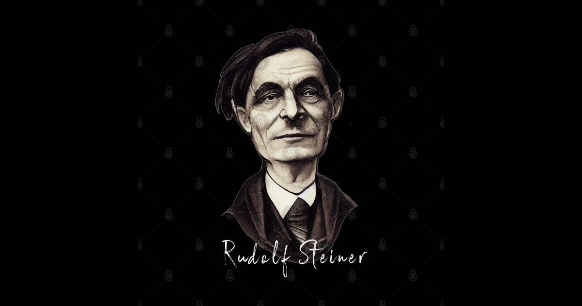 Rudolf Steiner Caricature Anthroposophy Esoteric Design - Rudolf ...