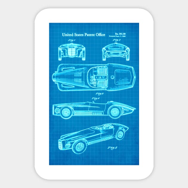 Vintage Car BP - Car - Sticker | TeePublic