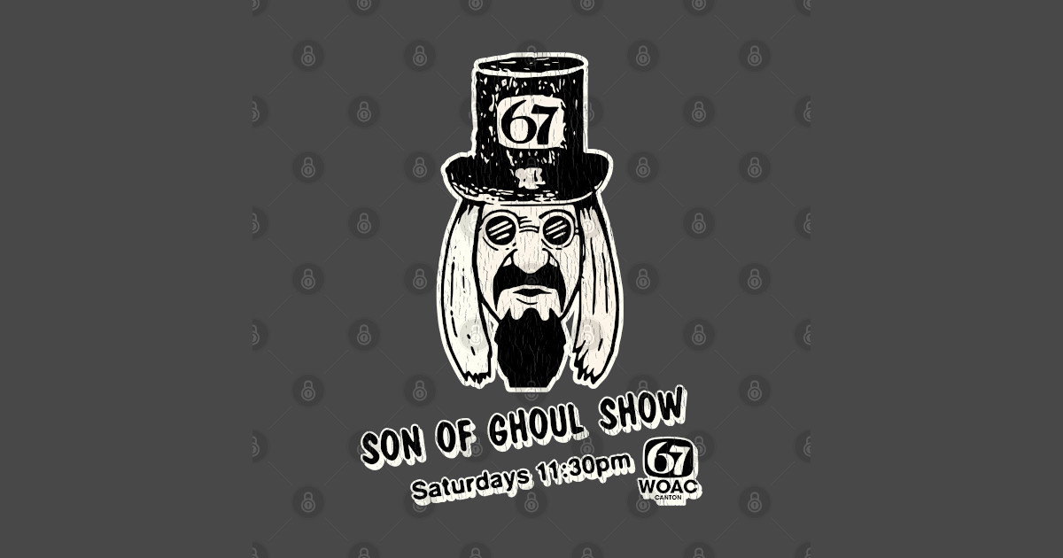 Son of Ghoul - 80s Horror Host 67 Canton Ohio - Ghost Host - T-Shirt ...