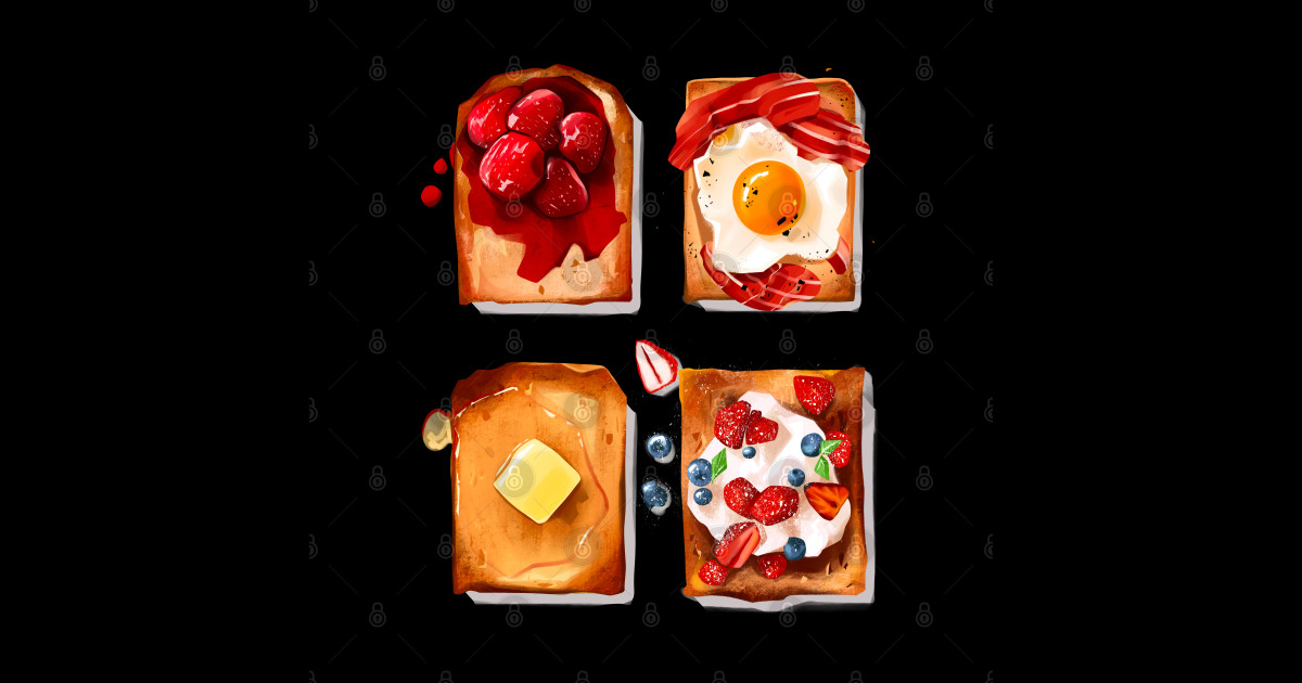 Toasts - Toast - Sticker | TeePublic