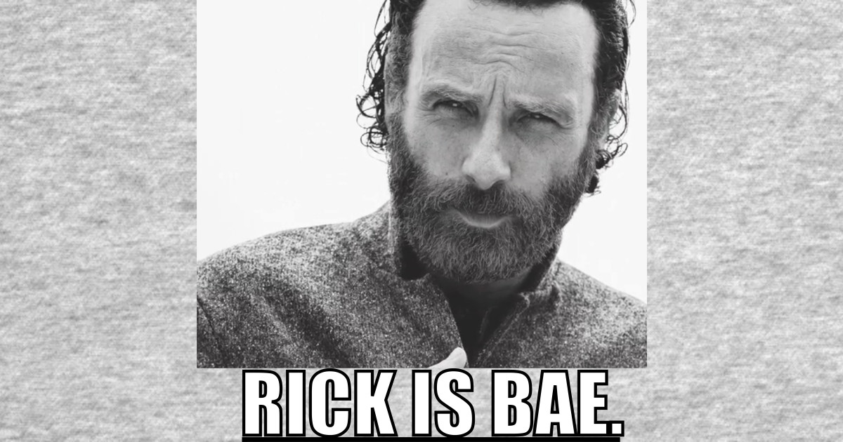 Rick Grimes is Bae. - Salt Bae Meme - T-Shirt | TeePublic