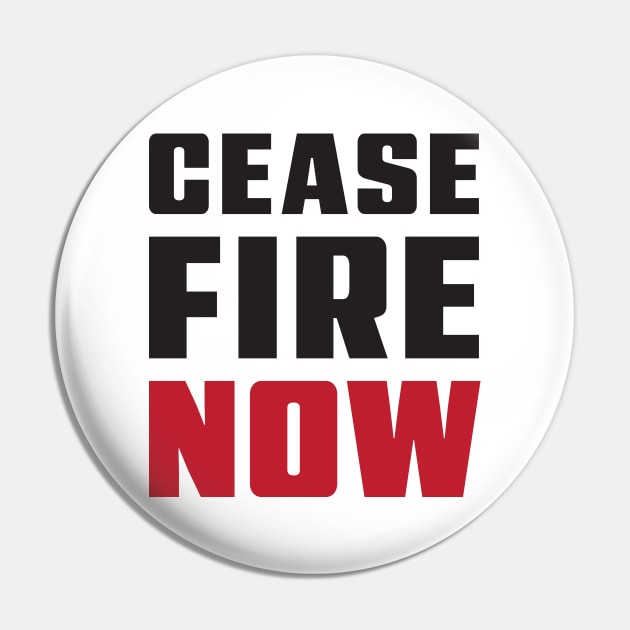 CEASE FIRE NOW - Bold Urgent Font - Black & Red Text - Cease Fire Now ...