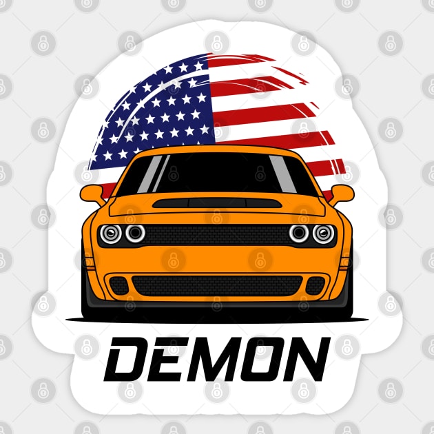 Challenger SRT Demon - Challenger - Sticker | TeePublic