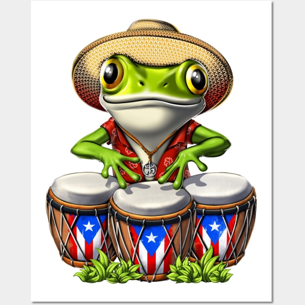 Coqui Puerto Rico Frog - Coqui Frog - Posters and Art Prints | TeePublic