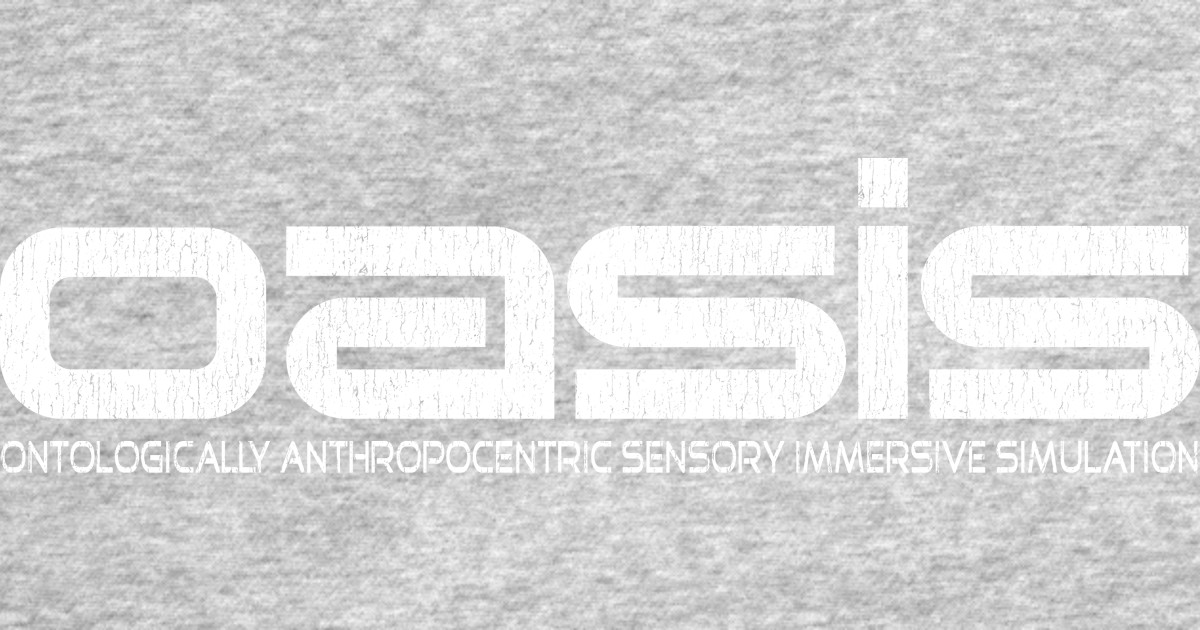 OASIS (Ready Player One, Halliday, Anorak, White) - Oasis - Hoodie ...