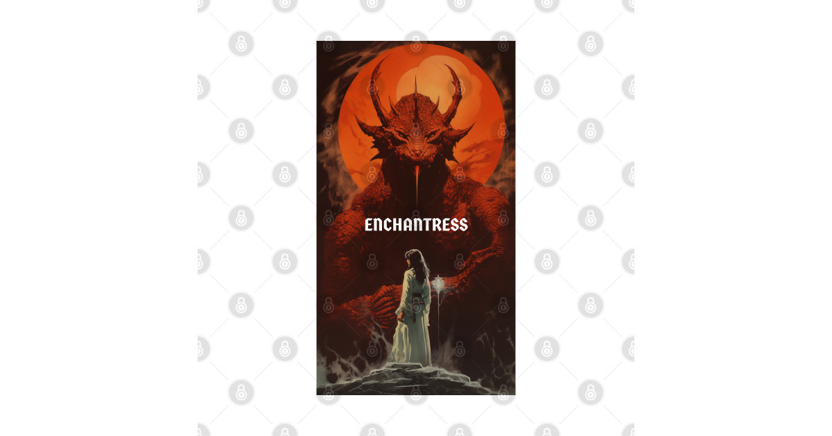 ENCHANTRESS - DARK FANTASY ART STYLE - Dark Fantasy Art - T-Shirt ...