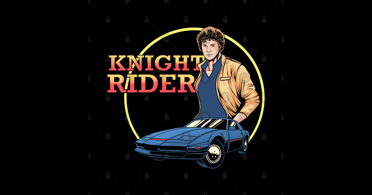 Knight Rider 1982 - Knight Rider - Sticker | TeePublic