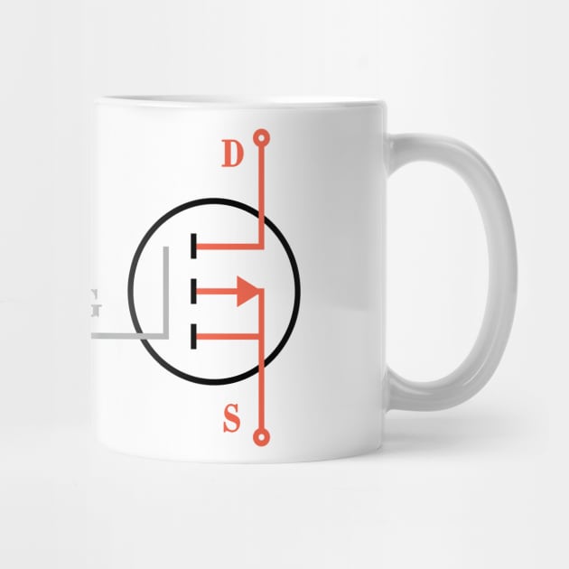 Mosfet Symbol - Symbole Mosfet - Mug | TeePublic