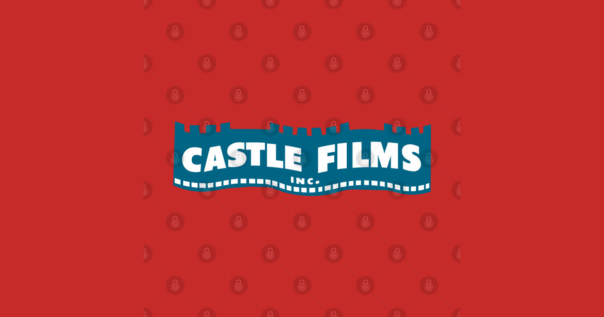Castle Films logo blue - Castle Films - T-Shirt | TeePublic