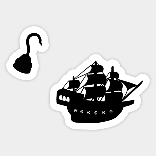 captain hook - Captain Hook - Sticker | TeePublic