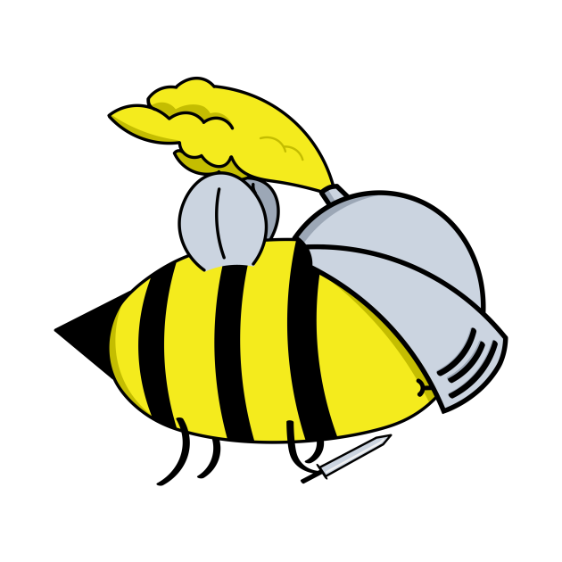 The Bee Knight Known As Sir Bumbly - Bee - T-Shirt | TeePublic
