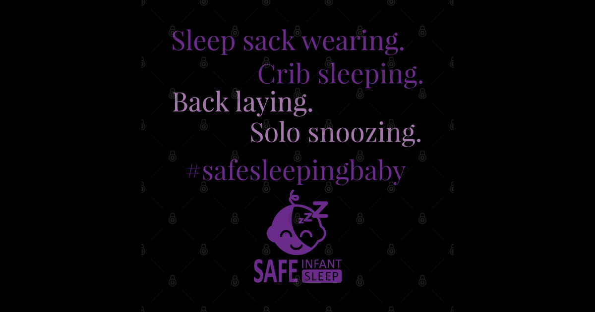 Safe Sleeping Baby - Safe Sleep - Sticker | TeePublic