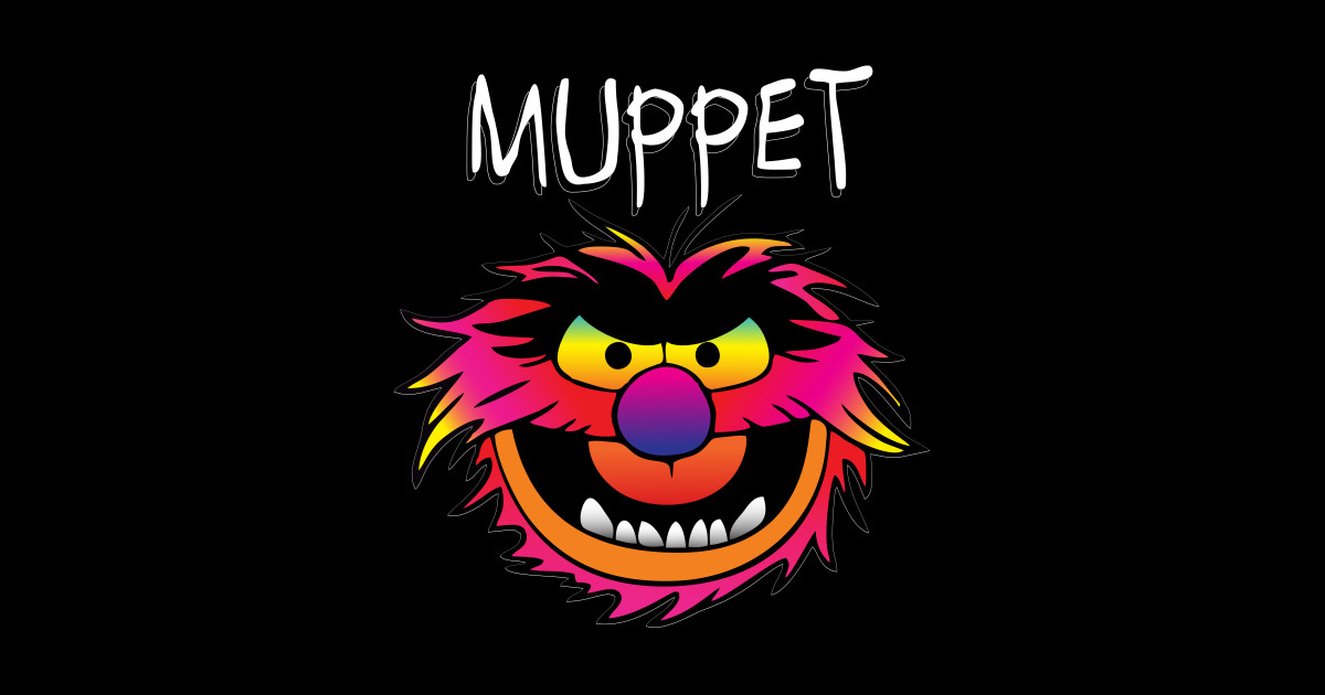 Muppet Animal Face - Animal - Sticker | TeePublic
