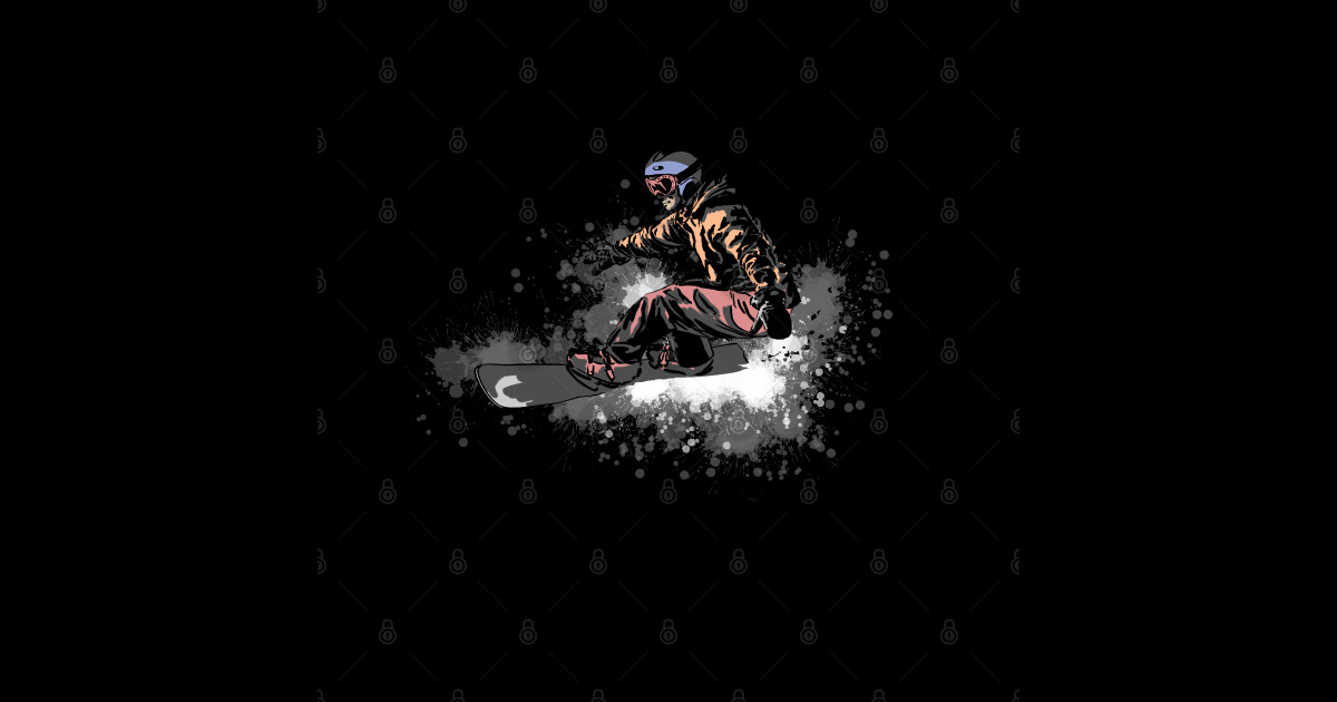 Snowboarding - Sibosssr - Sticker | TeePublic