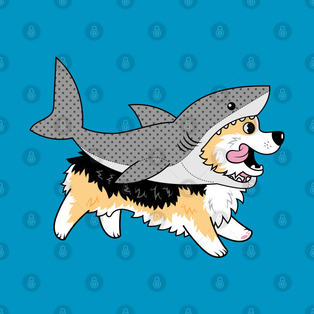 Another Corgi in a Shark Suit - Corgi - Kids Hoodie | TeePublic