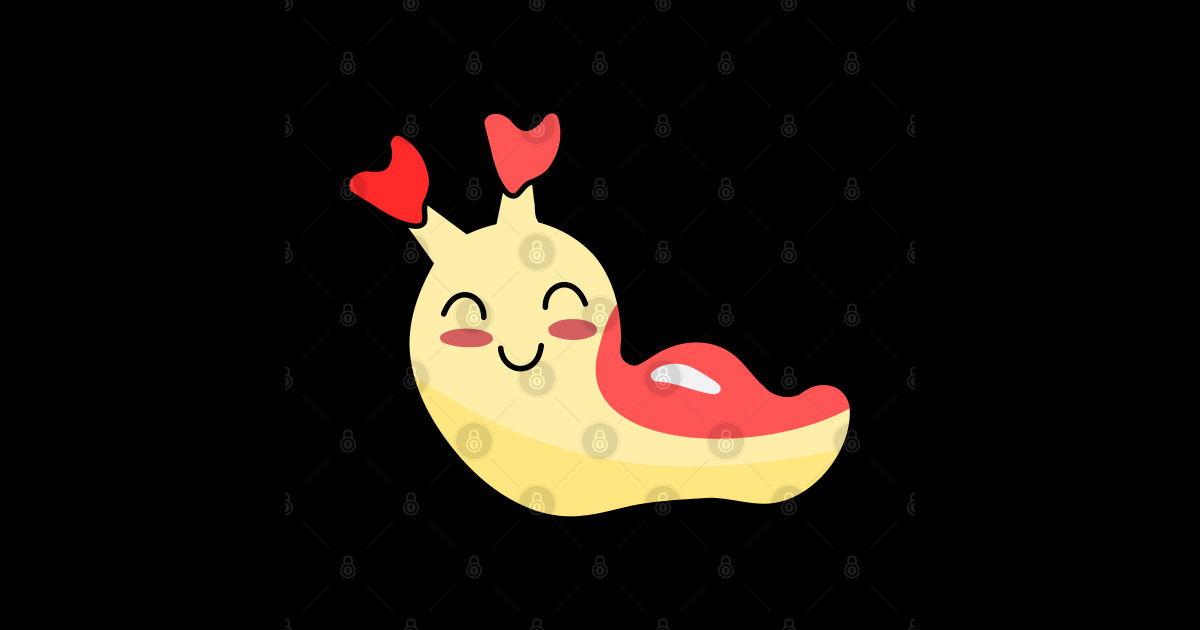 Happy Cute Slug - Happy Cute Slug - Sticker | TeePublic