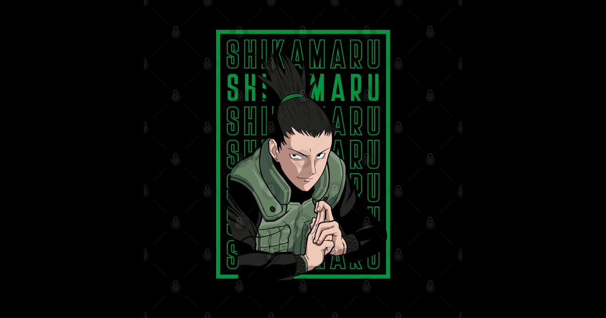 Shikamaru Anime Fanart - Shikamaru Nara - Sticker | TeePublic