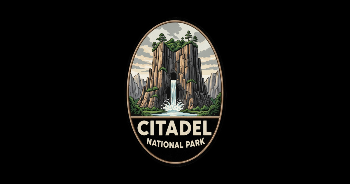 Citadel National Park Badge - Citadel National Park Badge - Sticker ...