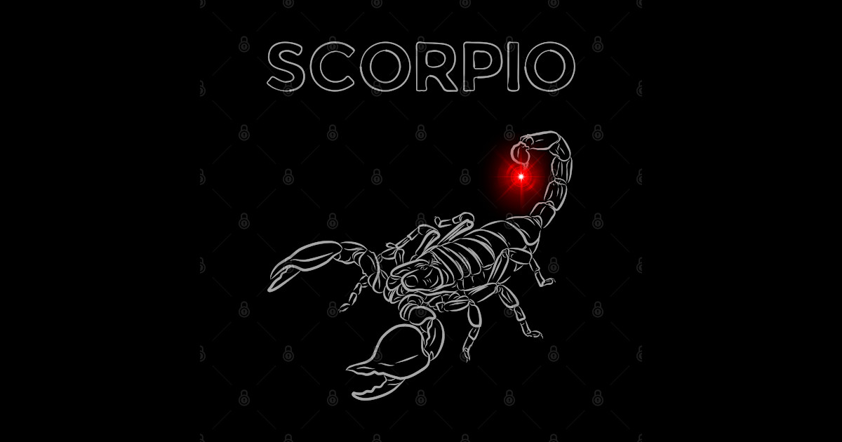 Scorpio | Evil Red Lighted Nail Scorpion - Scorpio Zodiac Sign ...