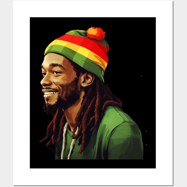 Rasta African Man, Rastafarian - Rasta - Posters and Art Prints | TeePublic