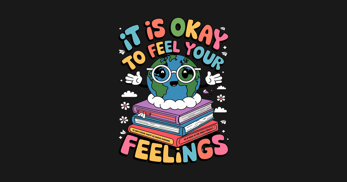 Books It's Okay To Be Kind - Yellow Mental Health Awareness - Books Its ...