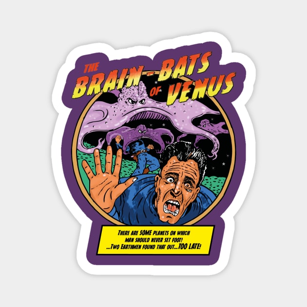 BRAIN BATS VERSION TWO - Retro Comics - Magnet | TeePublic