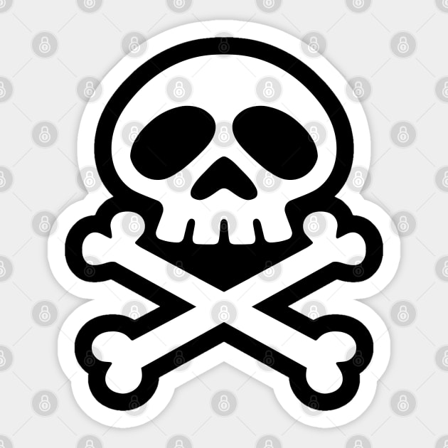Punk Rock Pirate Skull - Punk Rock Pirate Skull - Sticker | TeePublic