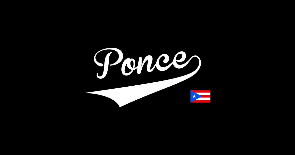 Ponce Puerto Rico Puerto Rican Baseball - Ponce - Sticker | TeePublic