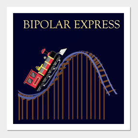 Bipolar Express - Train - T-Shirt | TeePublic