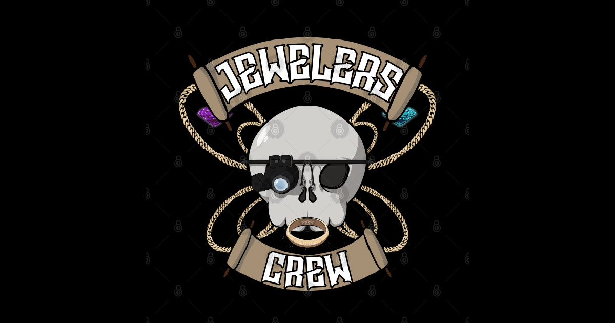 Jewelers crew Jolly Roger pirate flag - Jolly Roger - Posters and Art ...