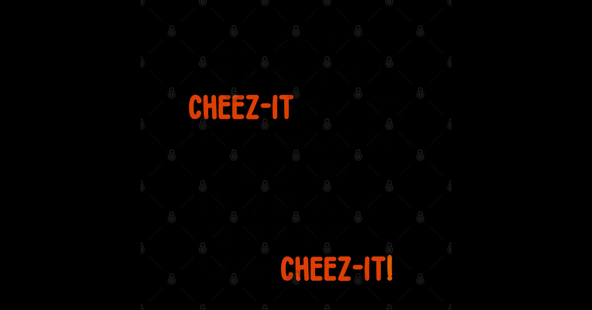 Cheez-it! - Cheez It - Sticker | TeePublic