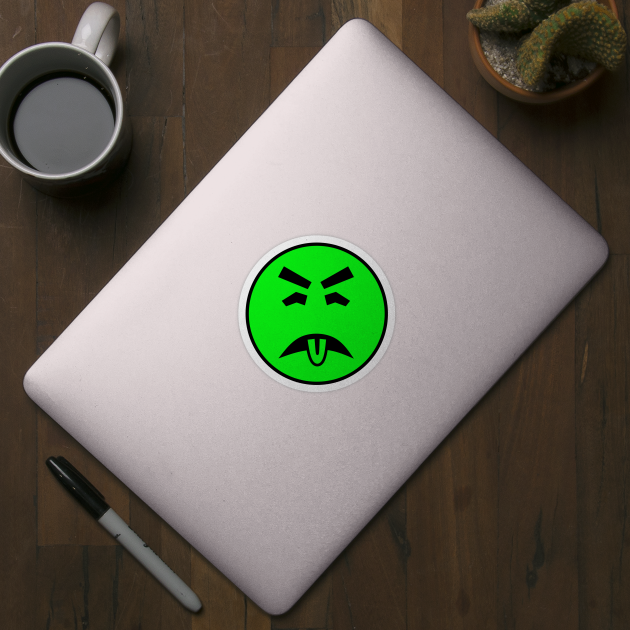 Mr Yuck Face, Symbol - Mr Yuck Means No Stay Away - Sticker | TeePublic