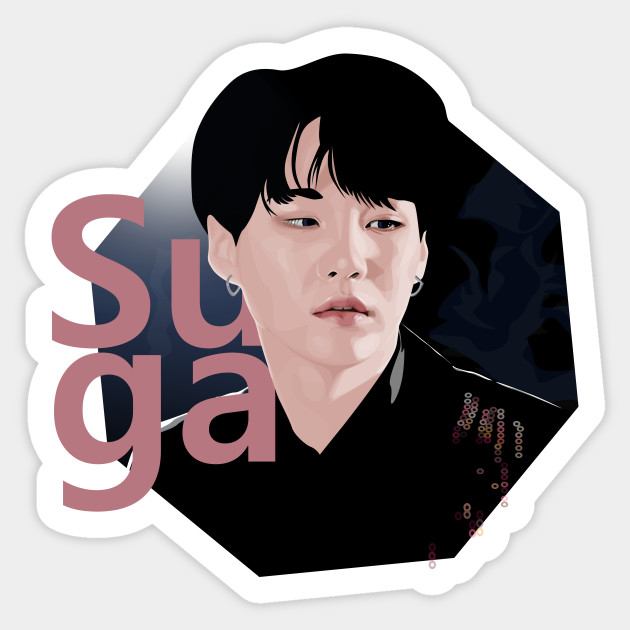 SUGA - Suga Bts - Sticker | TeePublic