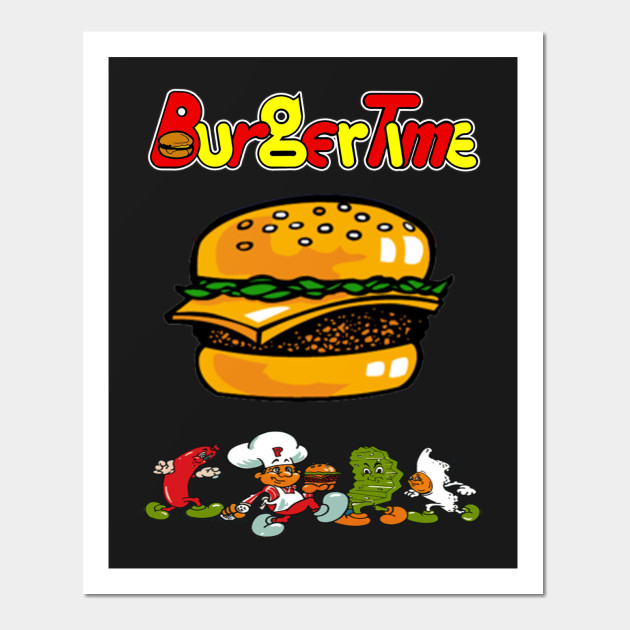 Burgertime - Gaming - Posters and Art Prints | TeePublic