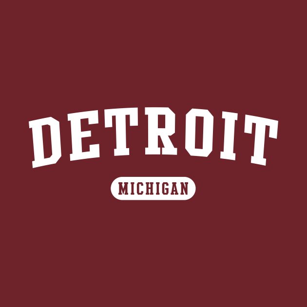 Detroit, Michigan - Detroit Michigan - T-Shirt | TeePublic