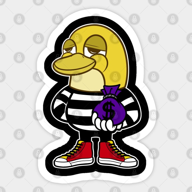 duck cosplay - Artwear - Sticker | TeePublic