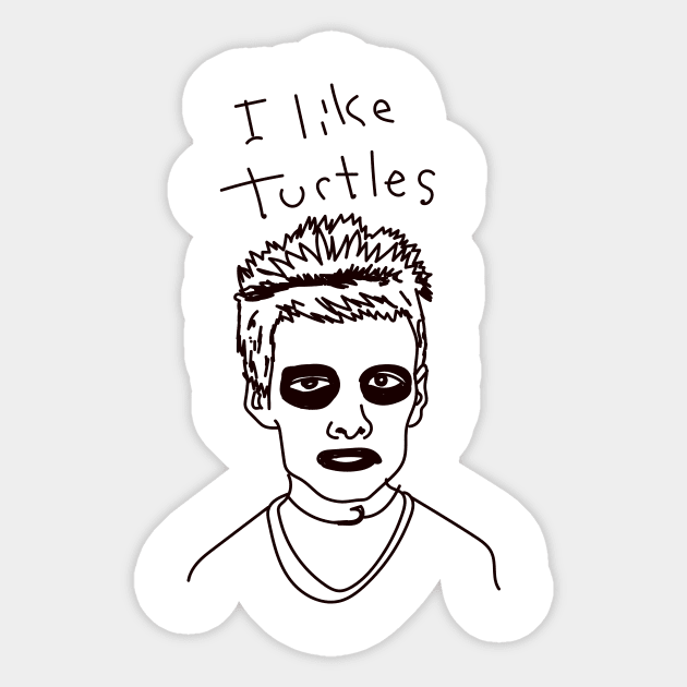 I Like Turtles Meme - Meme - Sticker | TeePublic