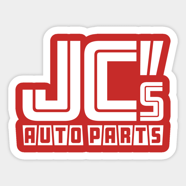 JC Auto Parts Design (Back Design) - Jc Auto Parts - Sticker | TeePublic