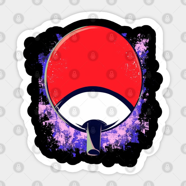 Uchiha Clan Logo - Uchiha Clan - Sticker | TeePublic