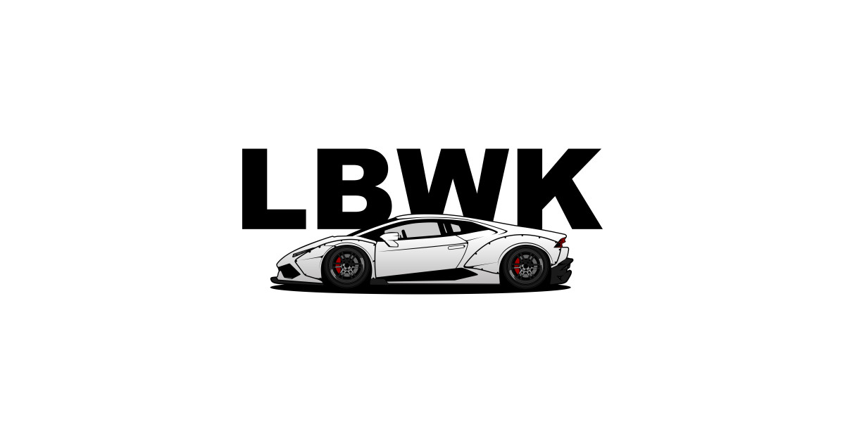 lbwk lamborghini - Liberty Walk - Sticker | TeePublic