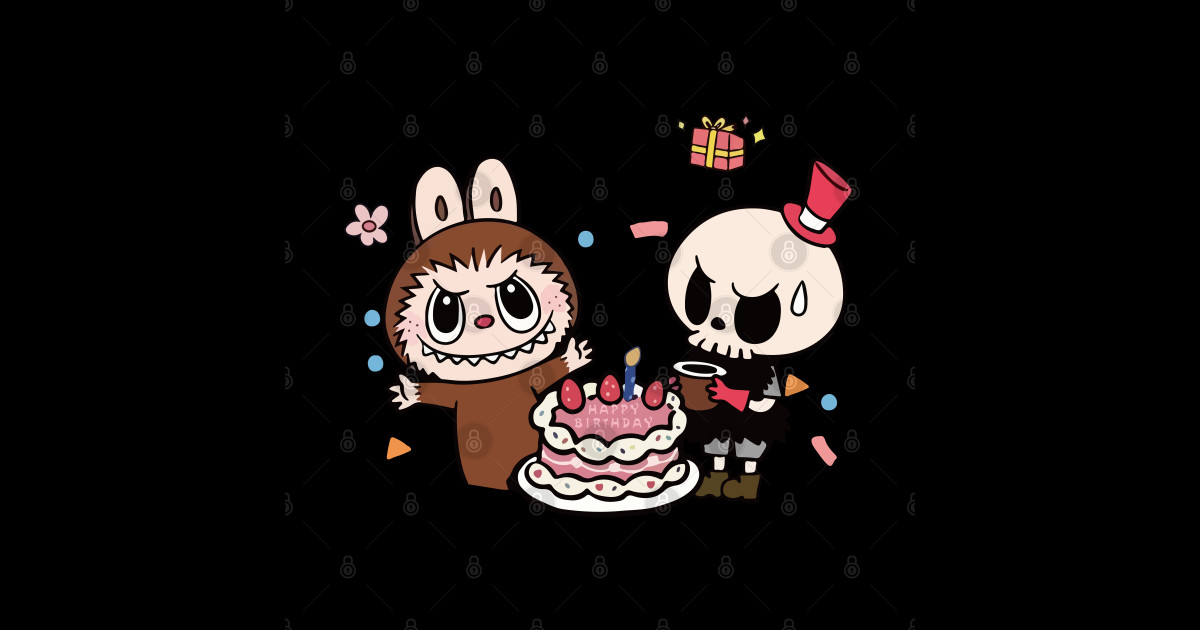 Labubu Happy Birthday - Labubu Happy Birthday - Posters and Art Prints ...