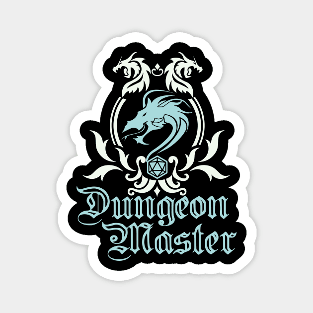 D&D Dungeon Master DM Emblem - Dungeon Master - Magnet | TeePublic