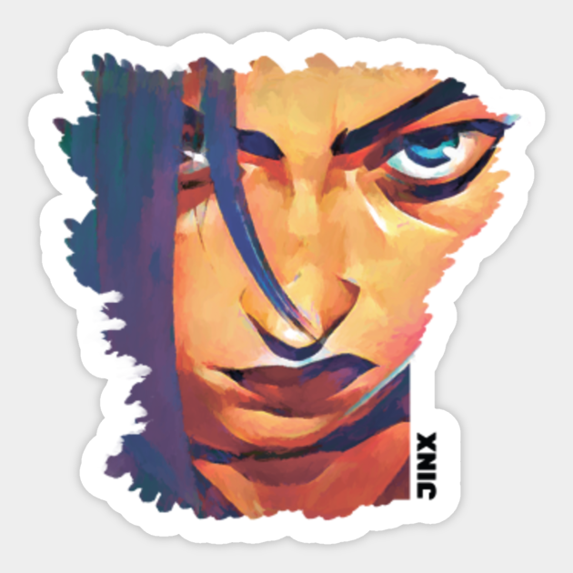 Jinx League of Legends - League Of Legends - Sticker | TeePublic