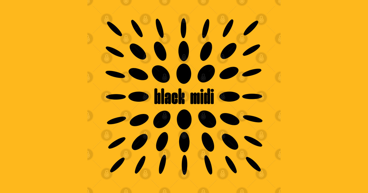 b l a c k m i d i - Black Midi - T-Shirt | TeePublic